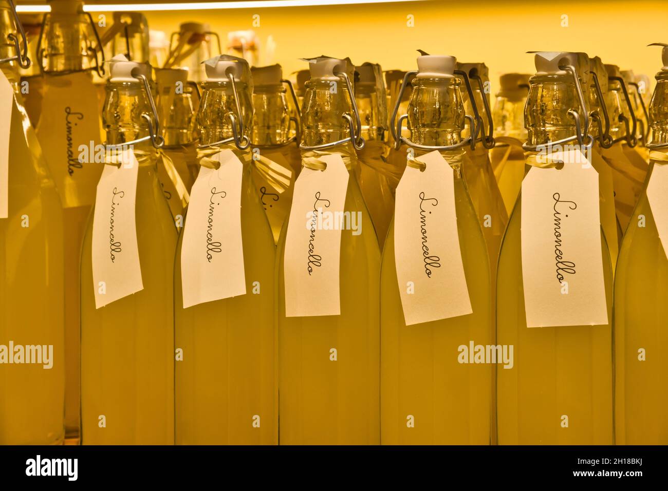 Colorful traditional liquor bottles hi-res stock photography and images ...