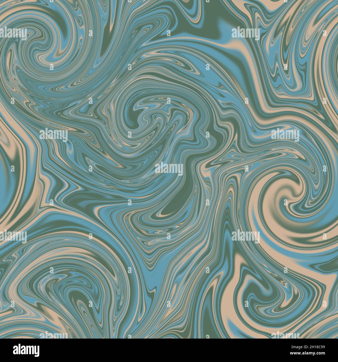 Seamless twirly swirly abstract liquid marble surface pattern design ...