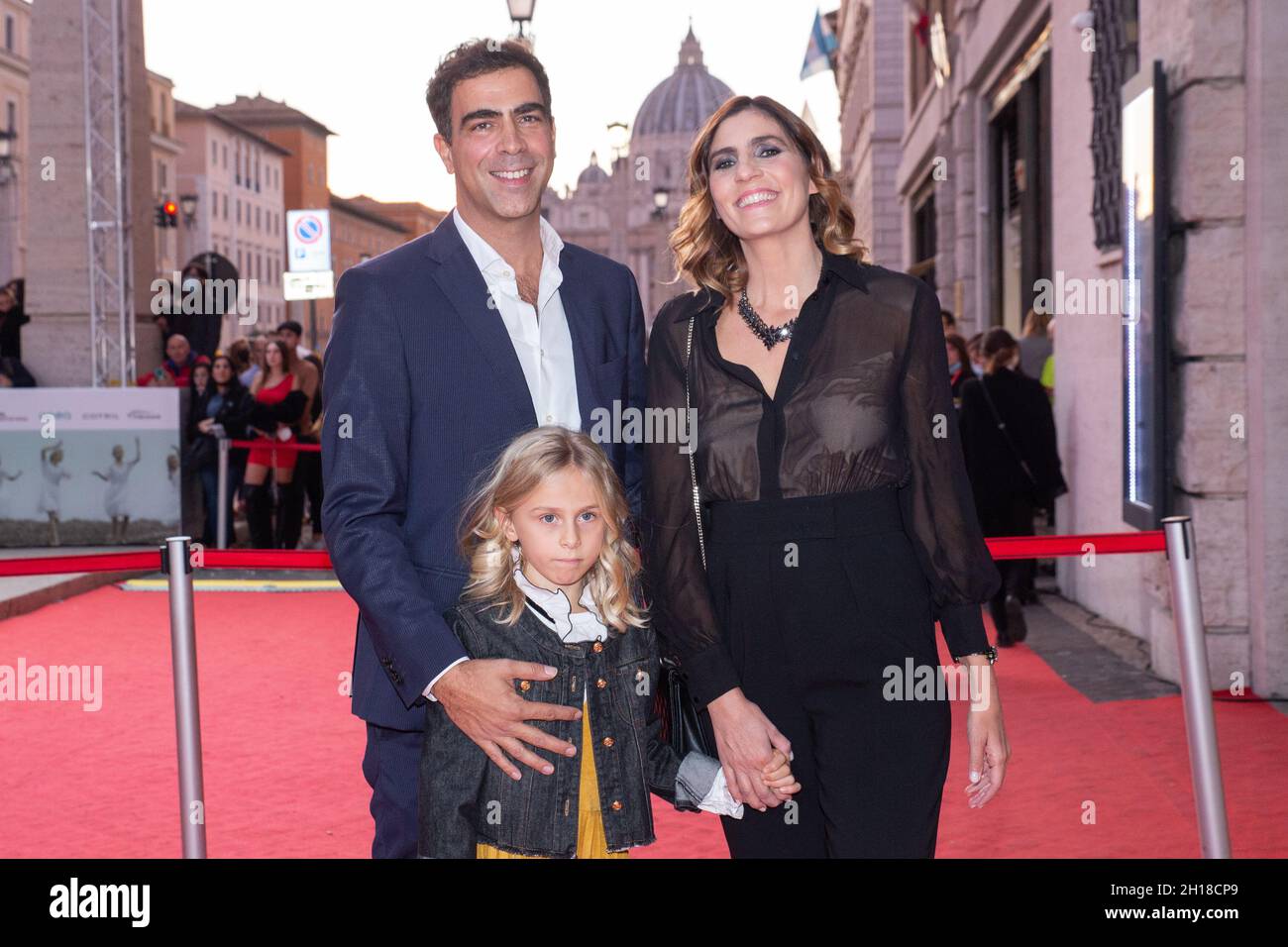 Gianluigi Zamponi, Nina Zamponi and director Elisa Amoruso attend the ...