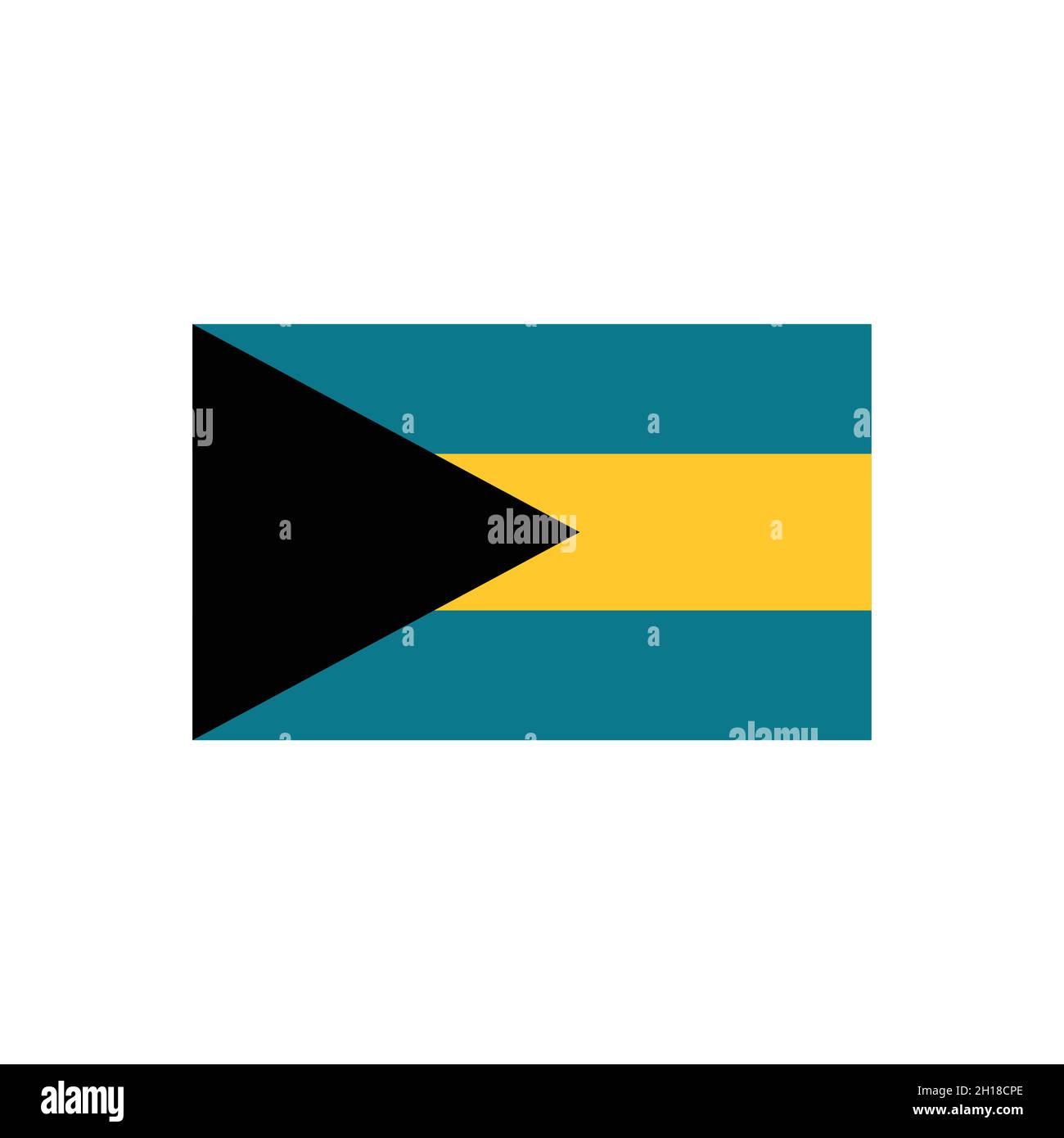 Flag of Bahamas color line element. Vector element for web page, mobile ...