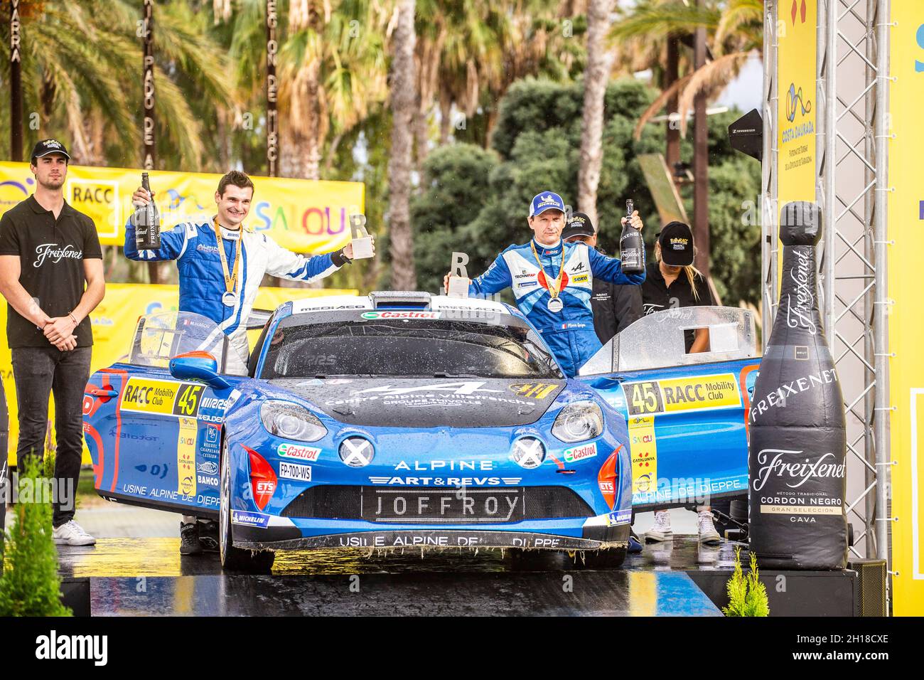 podium, portrait during the RACC Rally Catalunya de Espana, 11th round ...