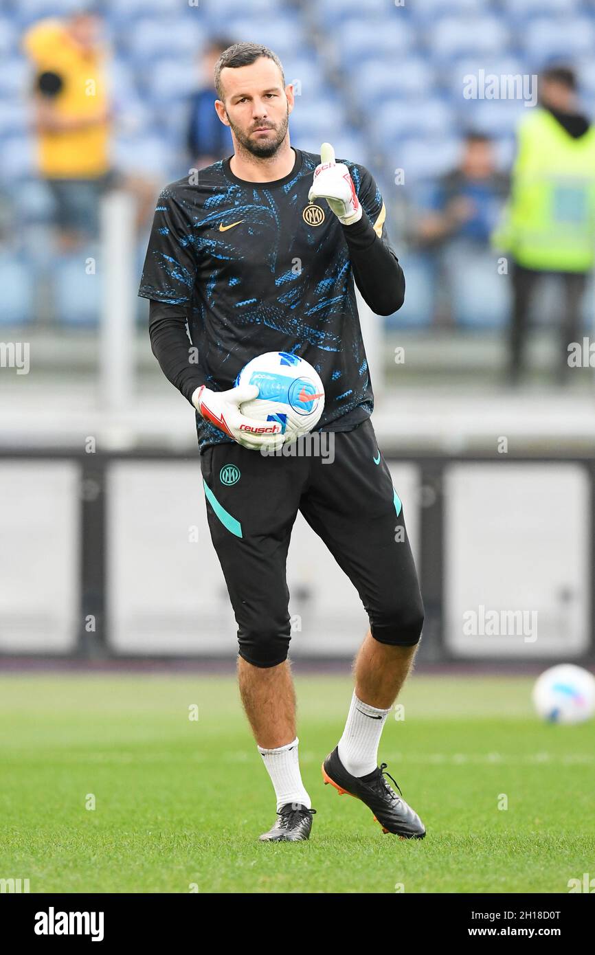 16th October 2021; Stadio Olimpico, Rome, Italy: Serie A Football, SS ...
