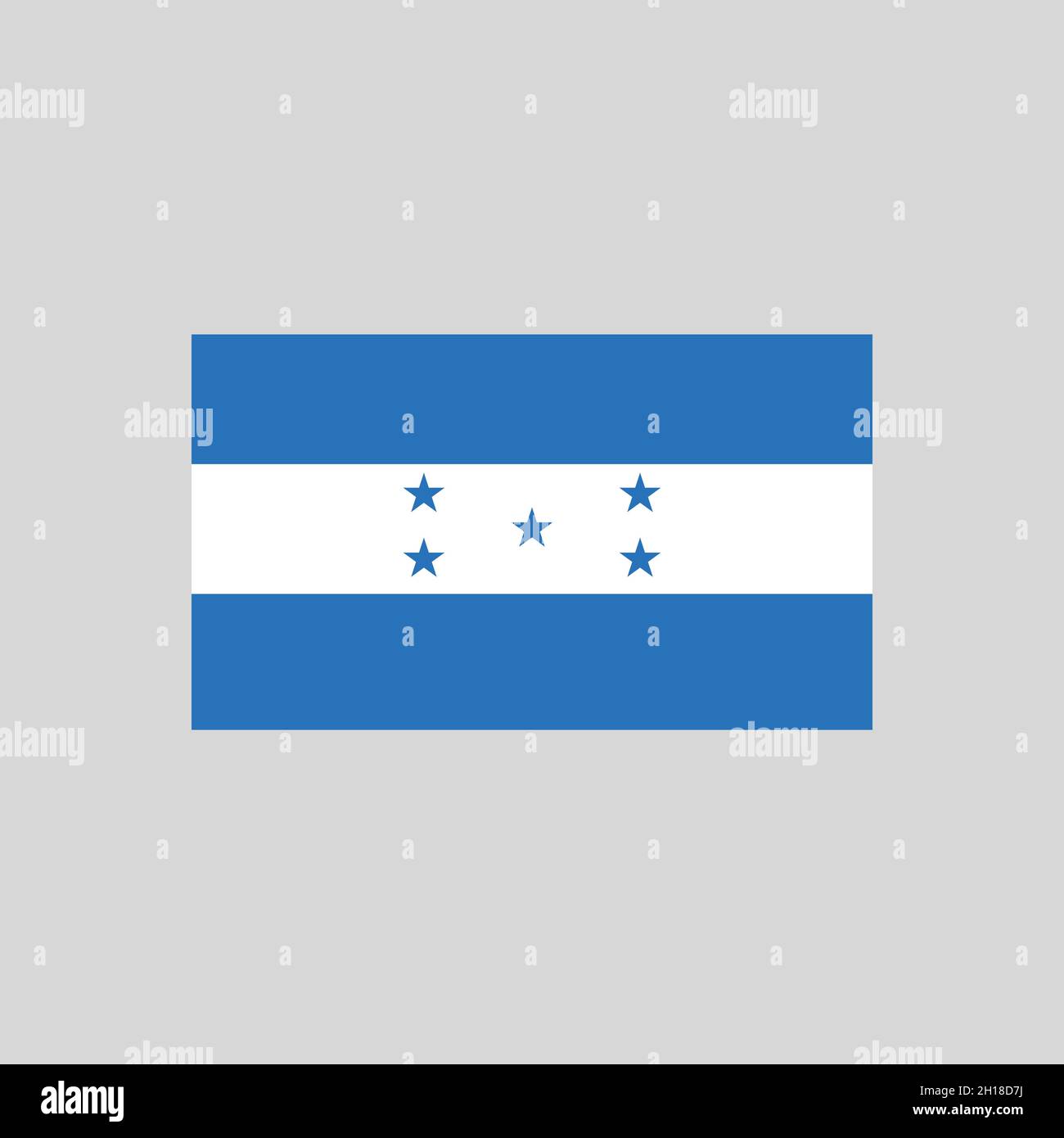 Flag of Honduras color line element. Vector element for web page ...