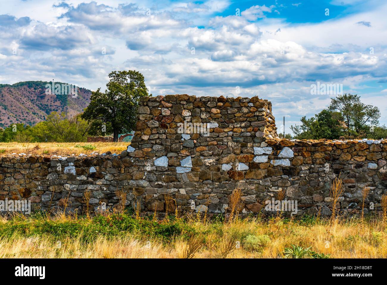 Roman castrum Diana Fortress, built in 101 AD in Kladovo, Eastern ...