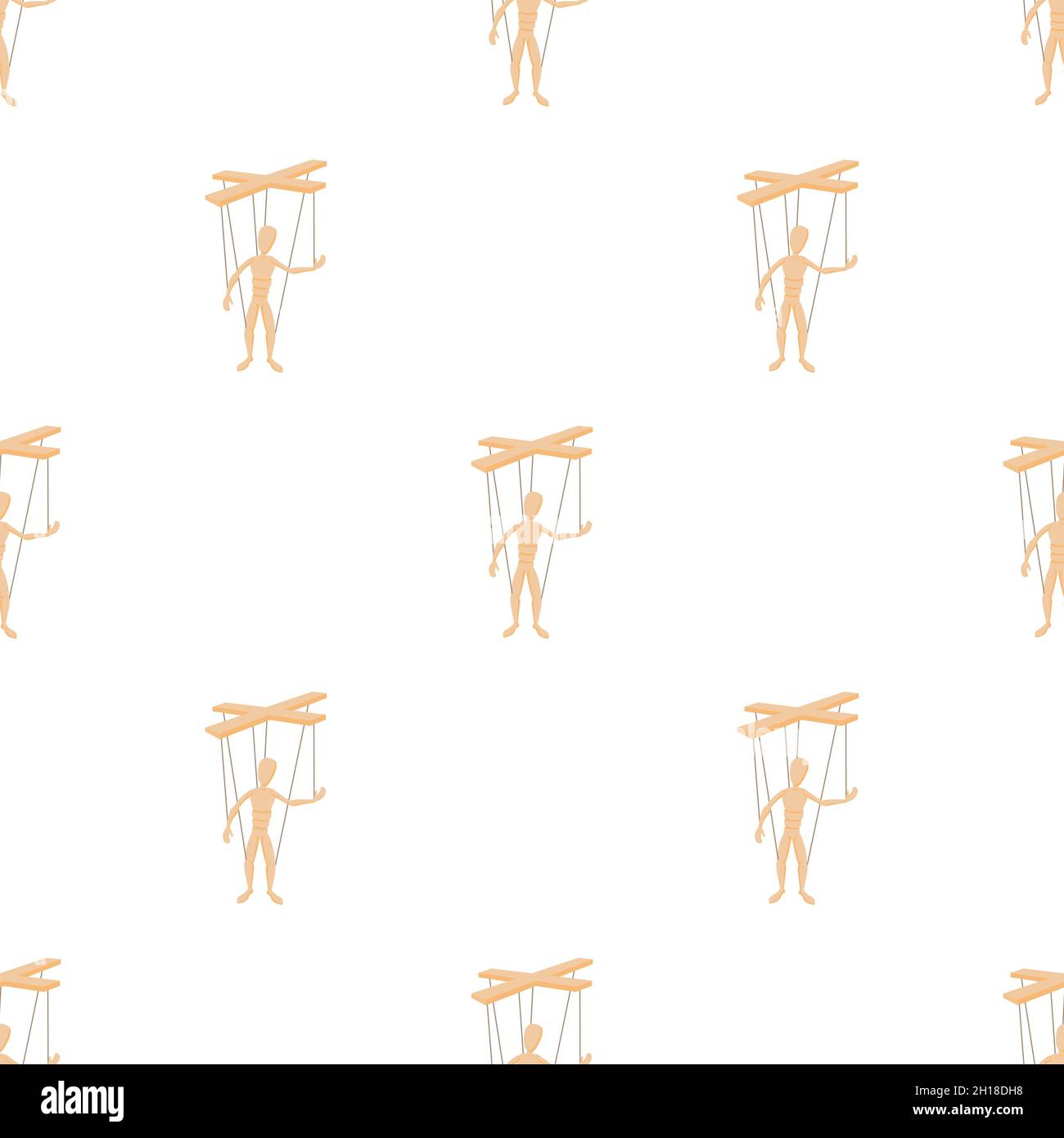 Puppet pattern seamless background texture repeat wallpaper geometric ...