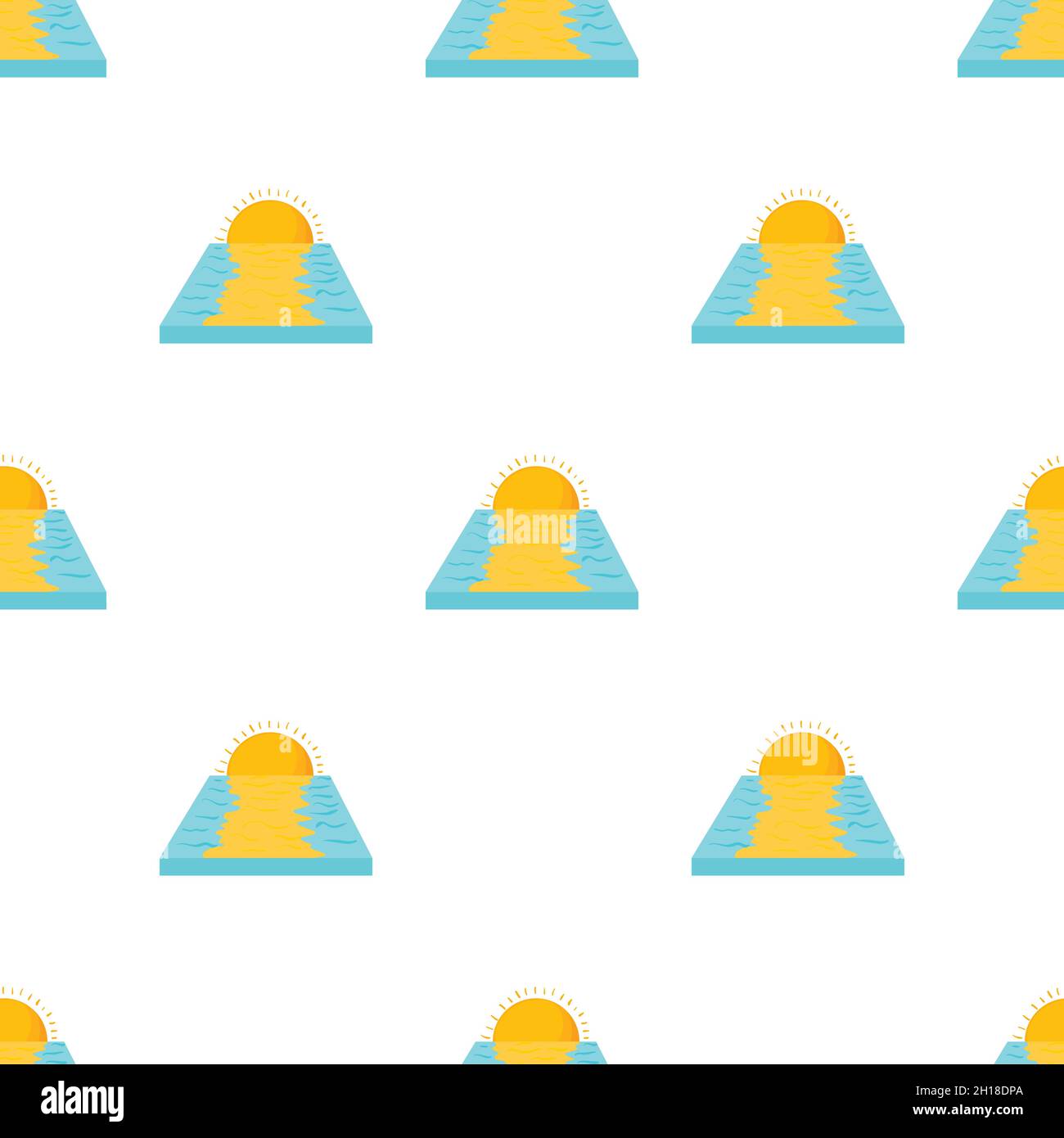 Sea sunset pattern seamless background texture repeat wallpaper ...