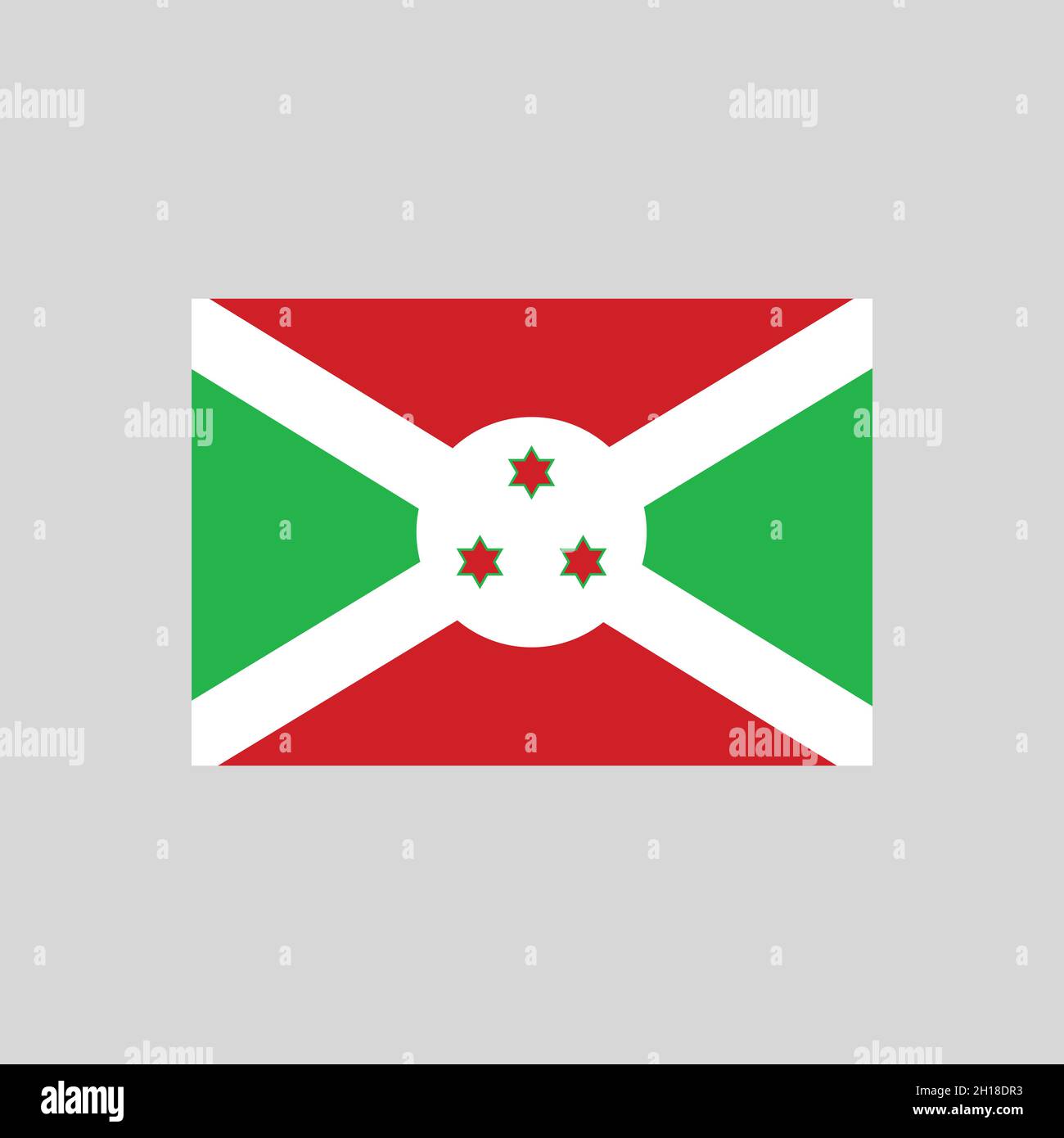 Flag of Burundi color line element. Vector element for web page, mobile ...