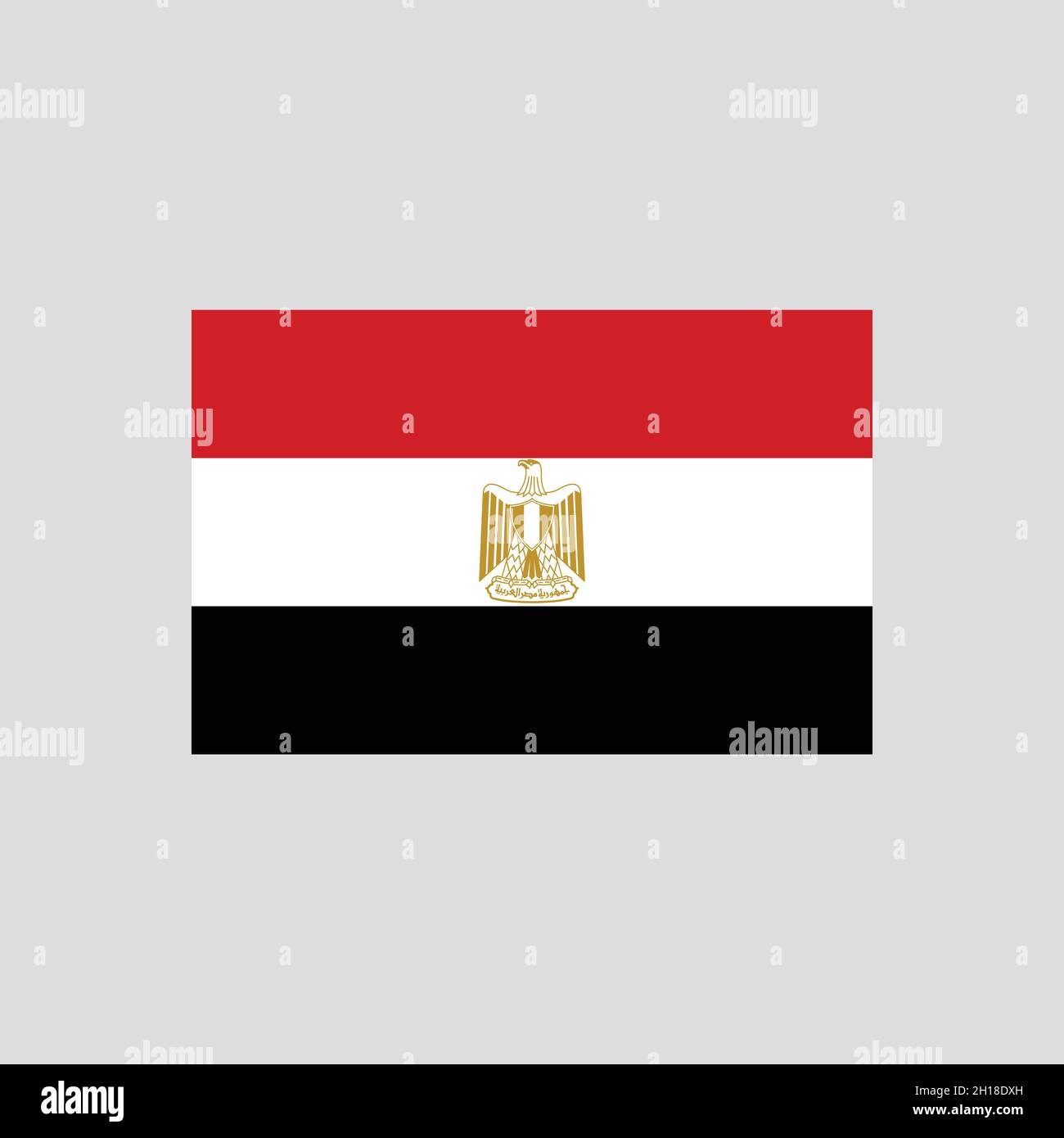 Flag of Egypt color line element. Vector element for web page, mobile ...