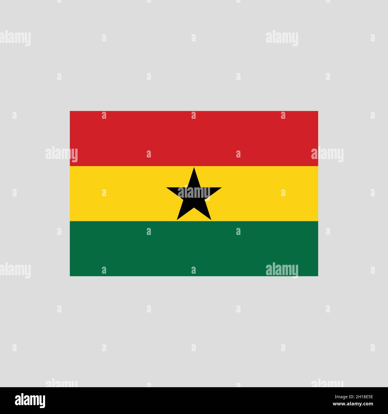 Flag of Ghana color line element. Vector element for web page, mobile ...