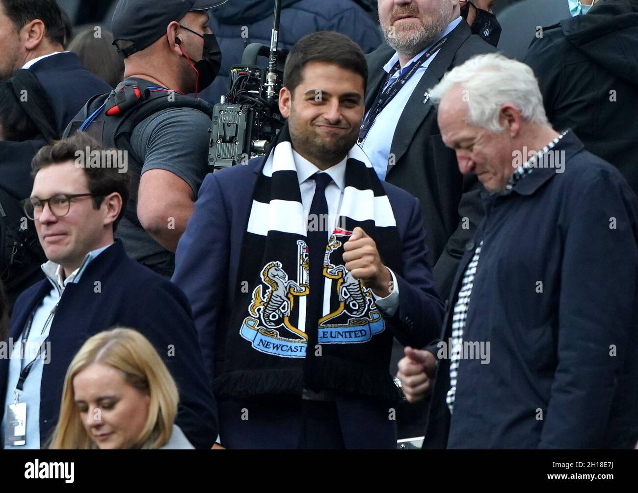 New Newcastle United board member Jamie Reuben during the Premier ...