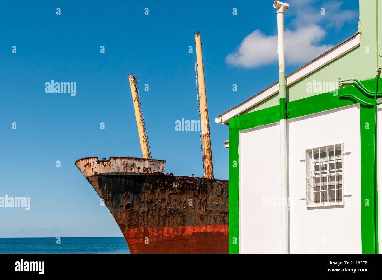 Wrecked structures hi-res stock photography and images - Alamy