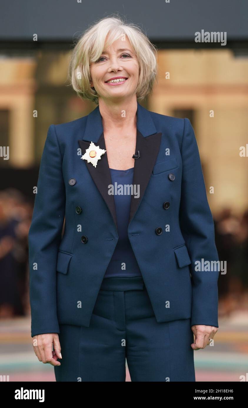 Emma Thompson arrives for the first Earthshot Prize awards ceremony at ...