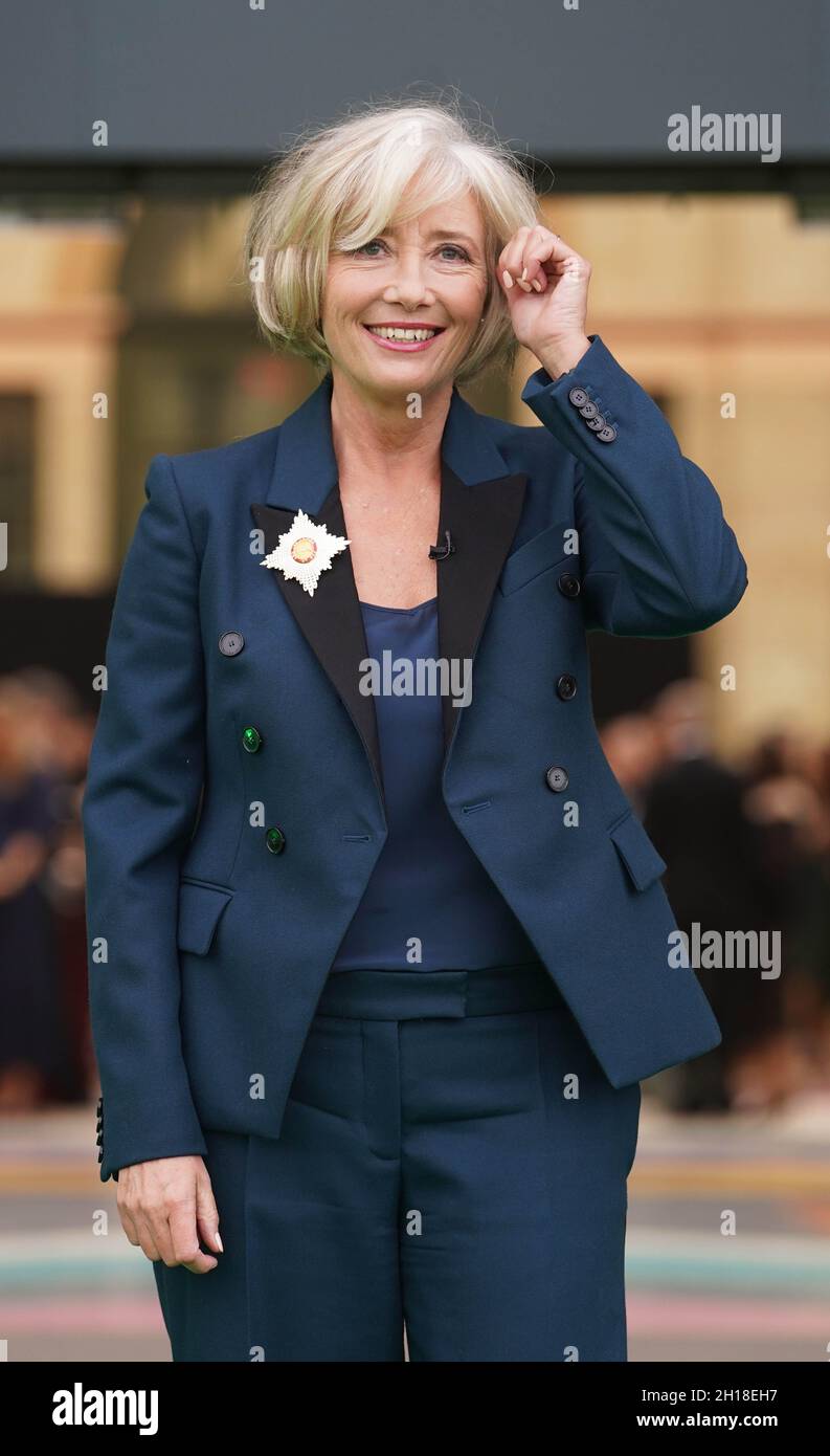 Emma Thompson arrives for the first Earthshot Prize awards ceremony at ...
