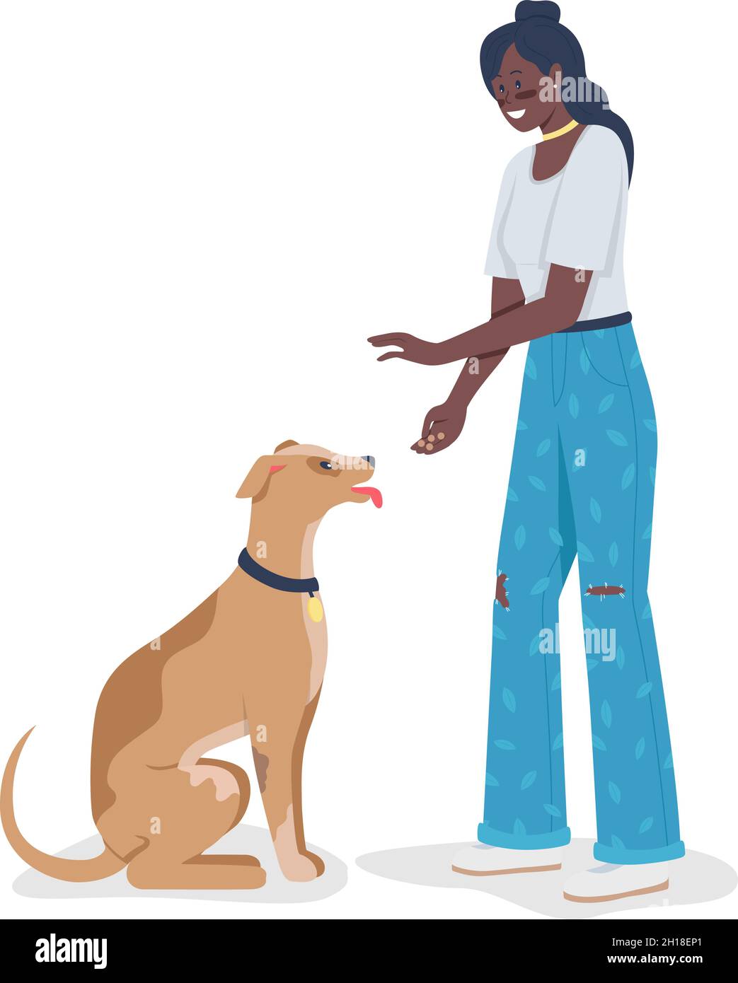 Teaching tricks Stock Vector Images - Alamy