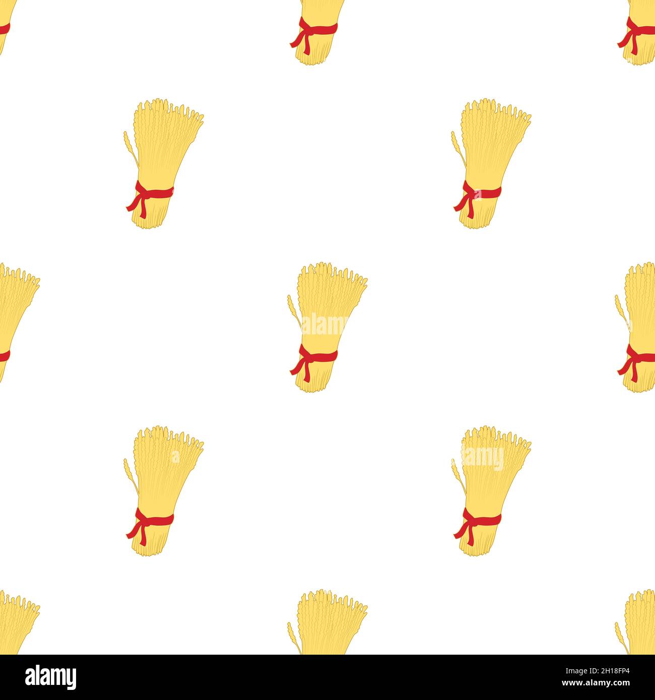 Sheaf of wheat pattern seamless background texture repeat wallpaper ...