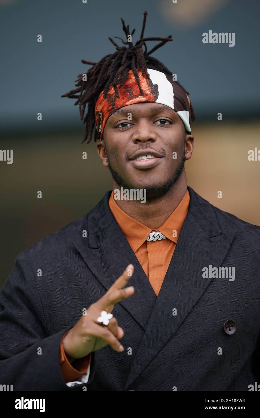 KSI arrives for the first Earthshot Prize awards ceremony at Alexandra ...