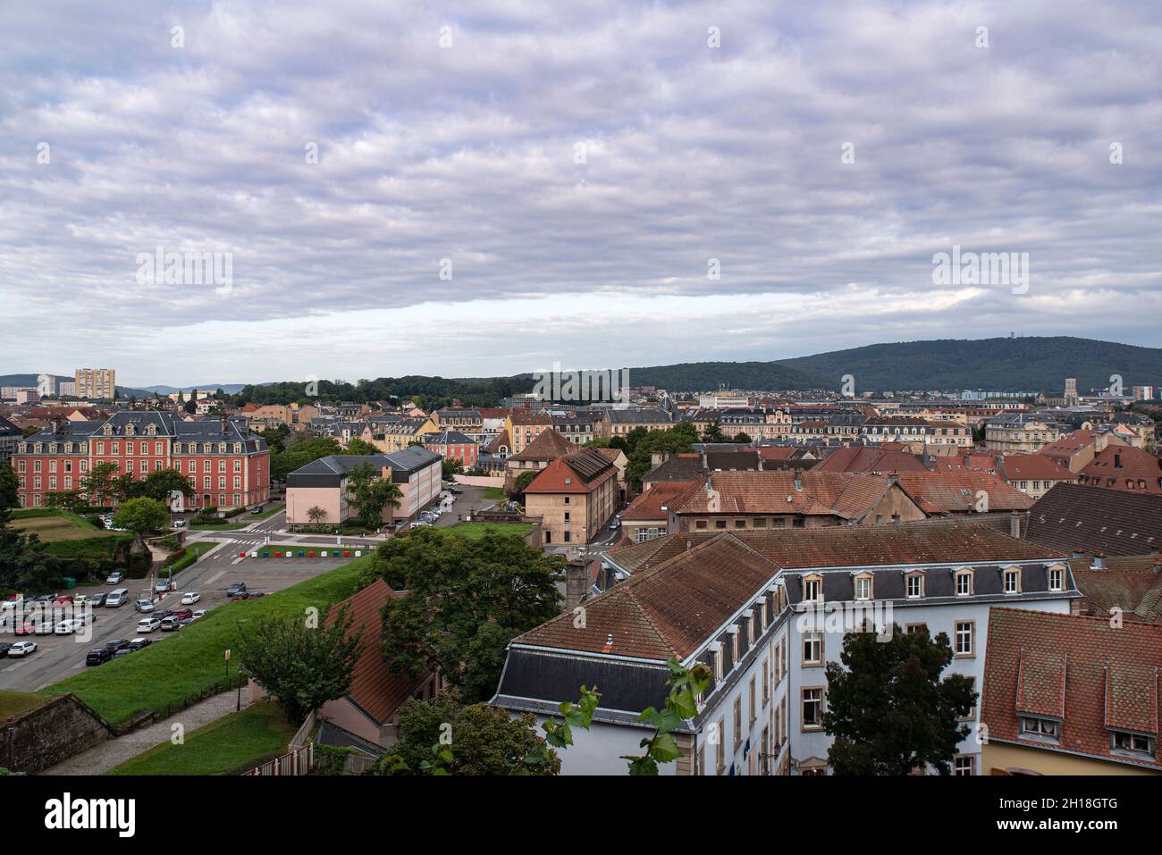 Panorama of the city of Belfort in France Stock Photo - Alamy