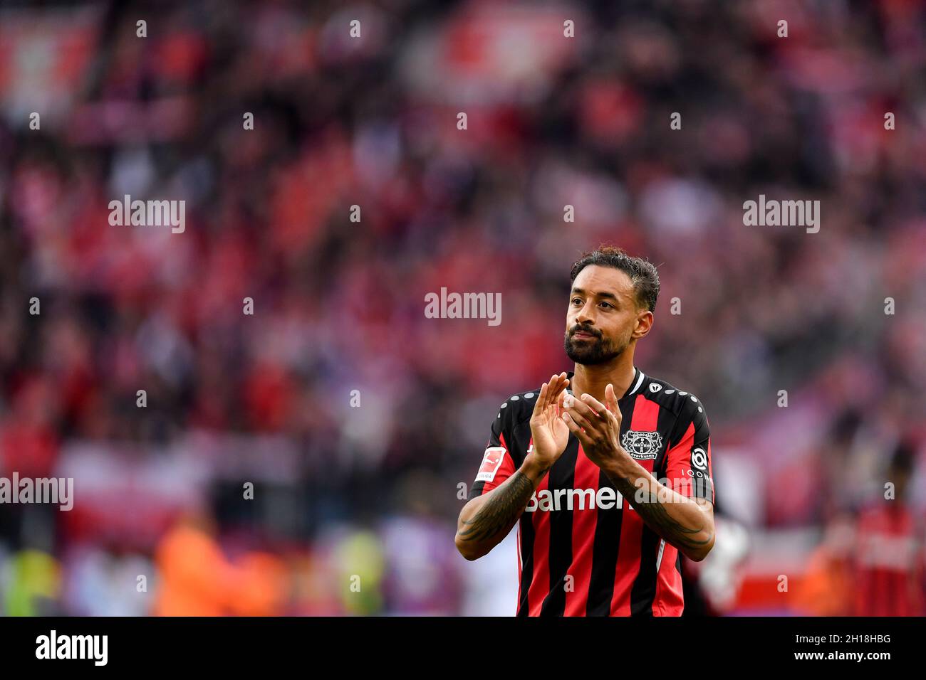 Leverkusen, Germany. 17th Oct, 2021. Football: Bundesliga, Bayer ...