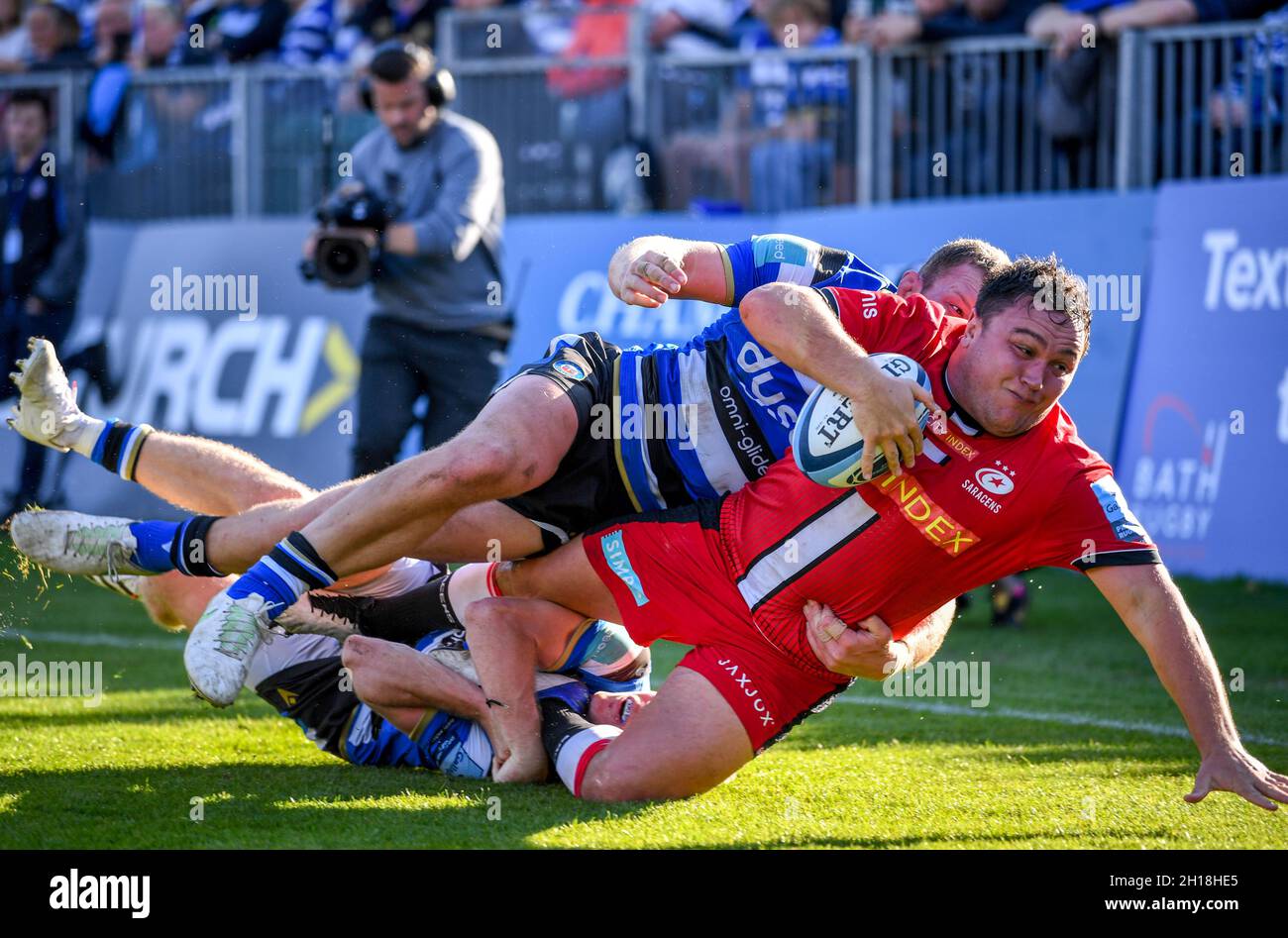 17th October 2021; The Recreation Ground, Bath, Somerset, England ...