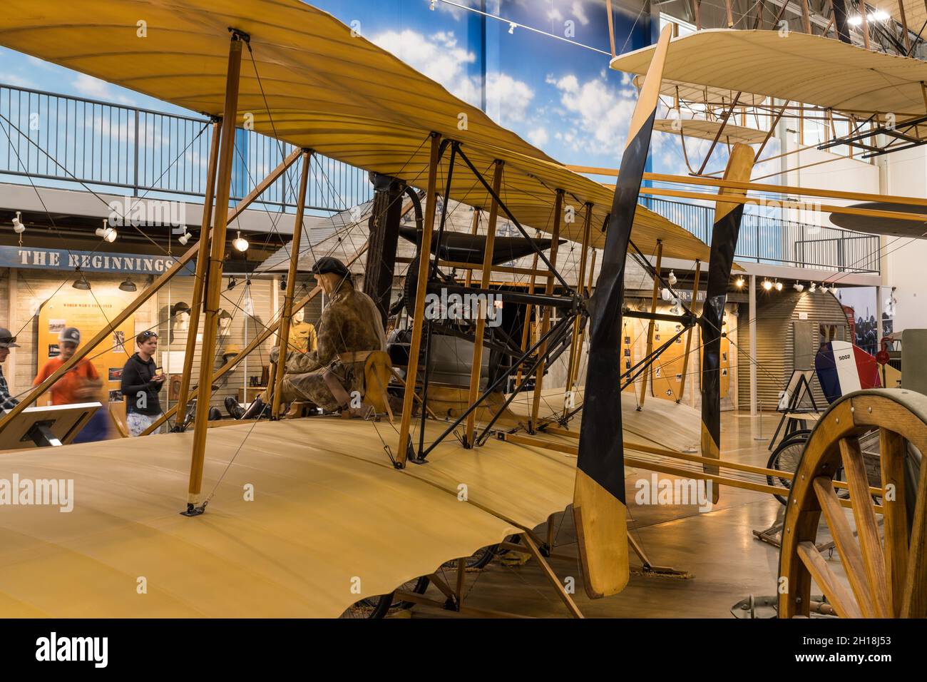 The 1911 Burgess-Wright Model F Flyer was used as a flight trainer by ...