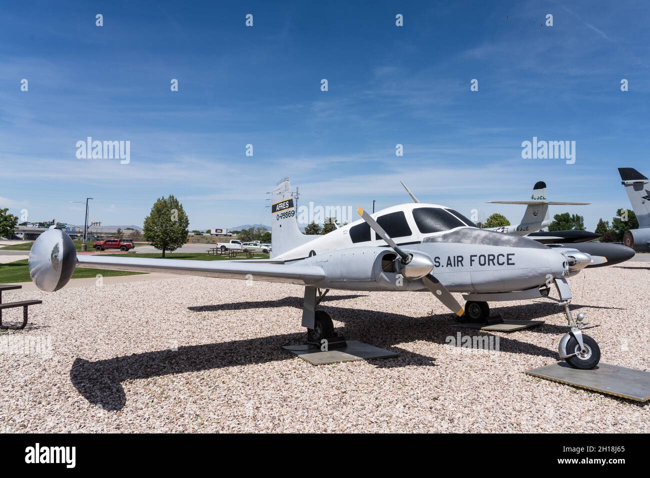 A Cessna U-3 Blue Canoe is the military version of the Cessna 310 twin ...