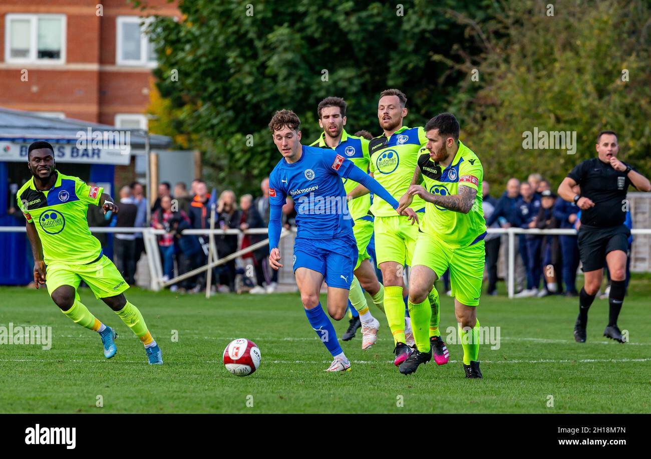 Warrington Rylands 1906 FC v Kidsgrove Athletic - a mid-season football ...