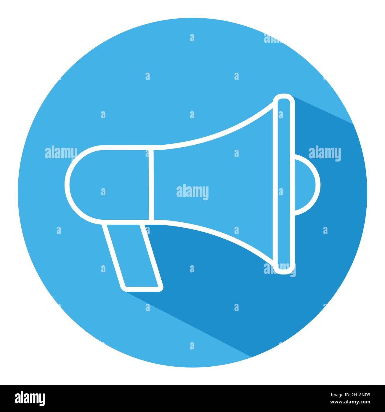 Microphone icon in circle Cut Out Stock Images & Pictures - Alamy