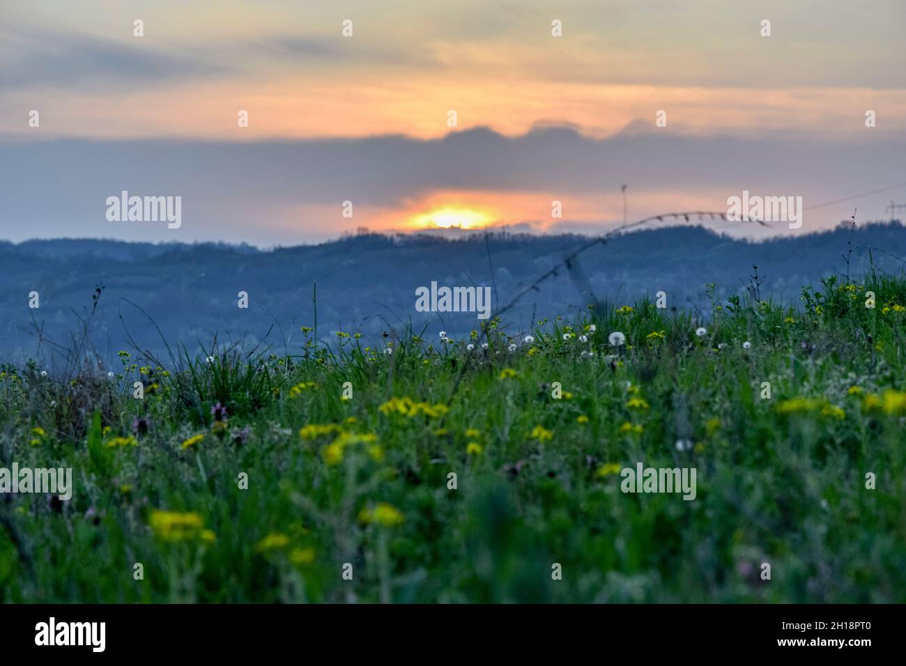 Sunset Point View Stock Photo - Alamy