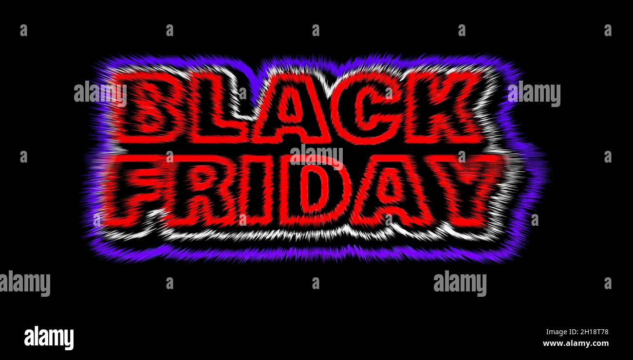 Black Friday sale sign, tag or banner Stock Photo - Alamy