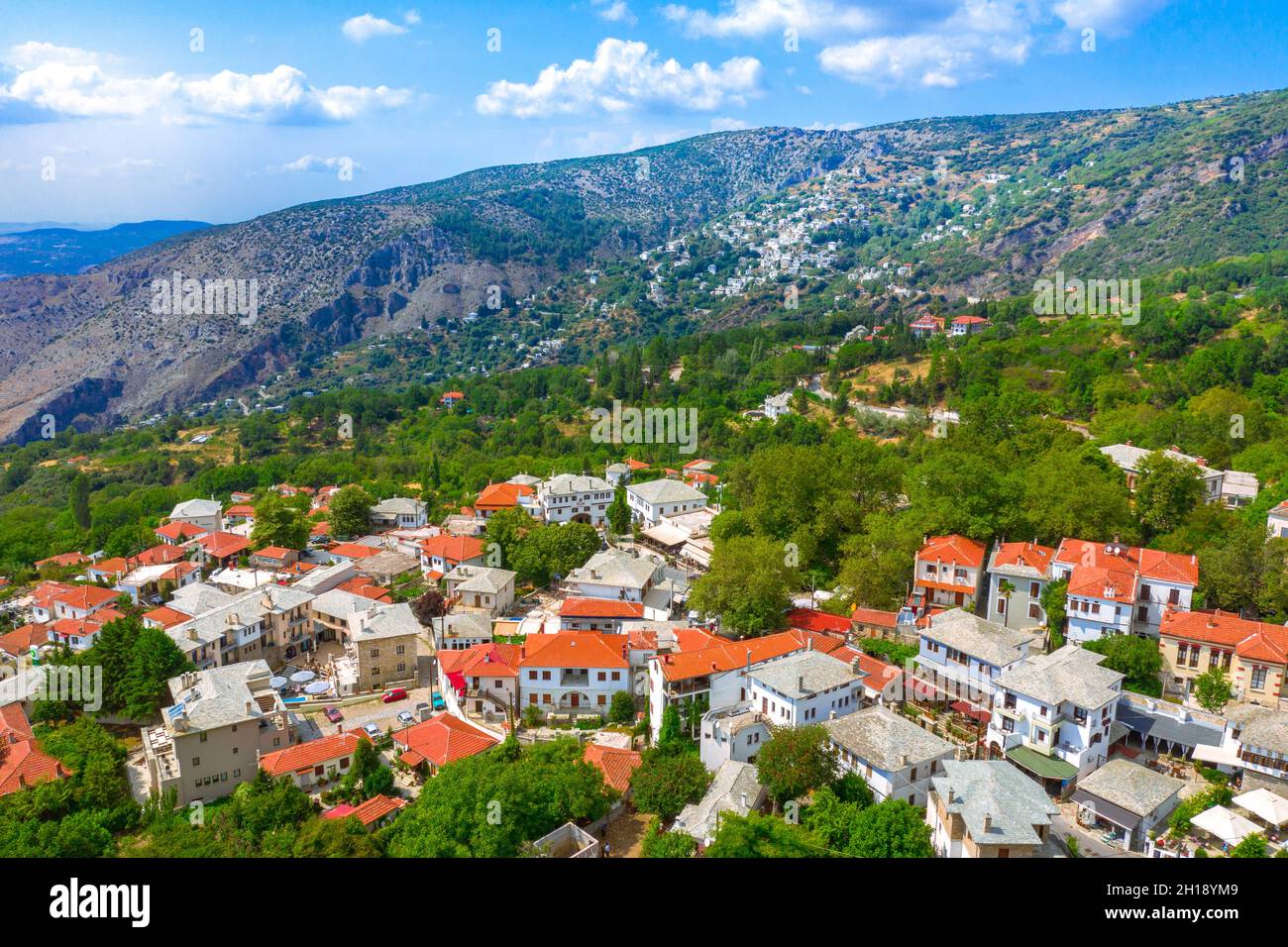Aerial traditional village in countryside hi-res stock photography and ...