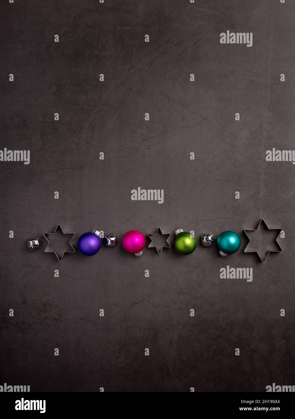 Modern christmas border hi-res stock photography and images - Alamy