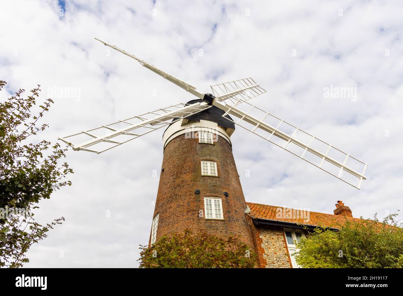 An old windmill now converted to a residential house in Weybourne on ...