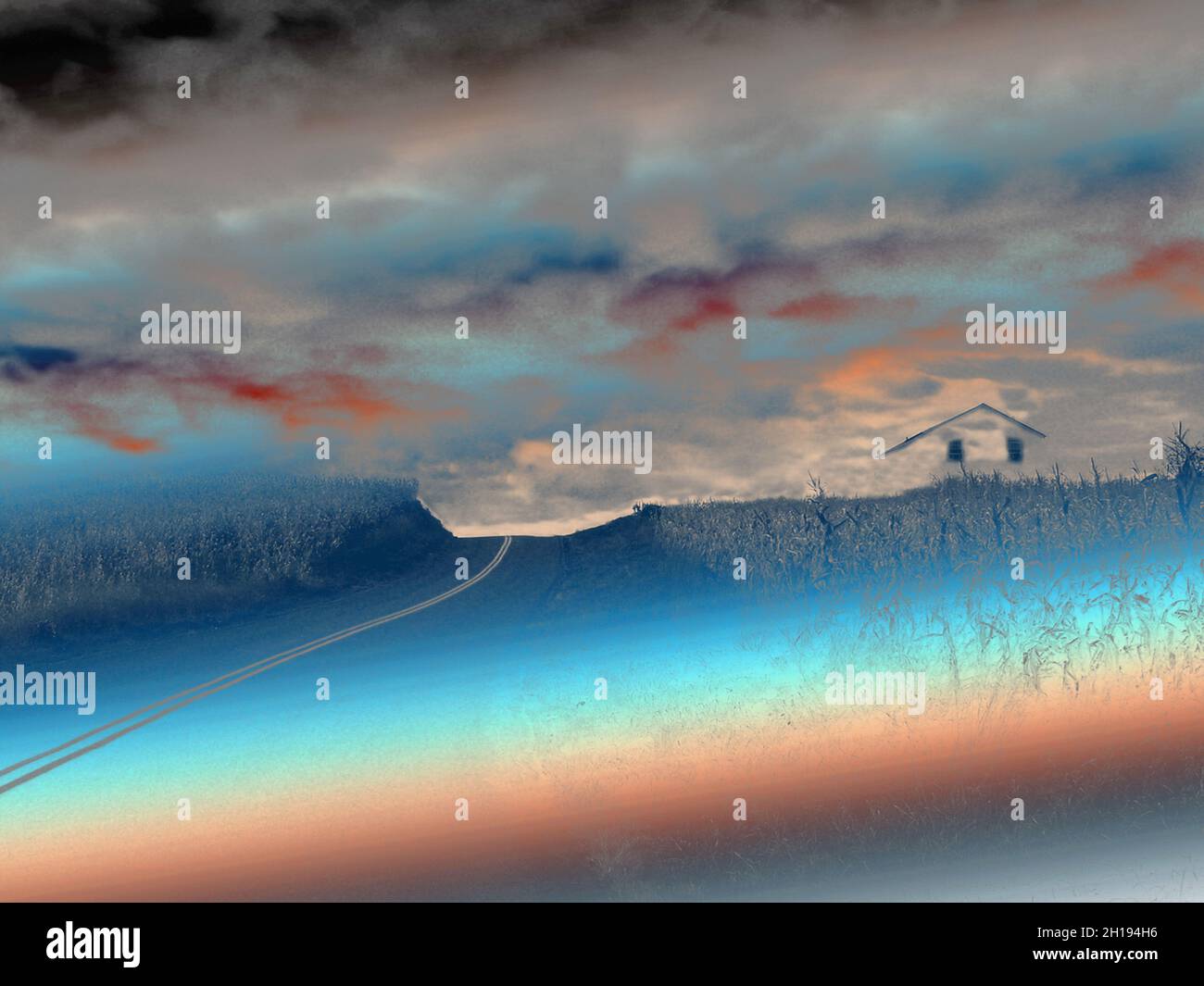 Grain Barn Painting High Resolution Stock Photography and Images - Alamy