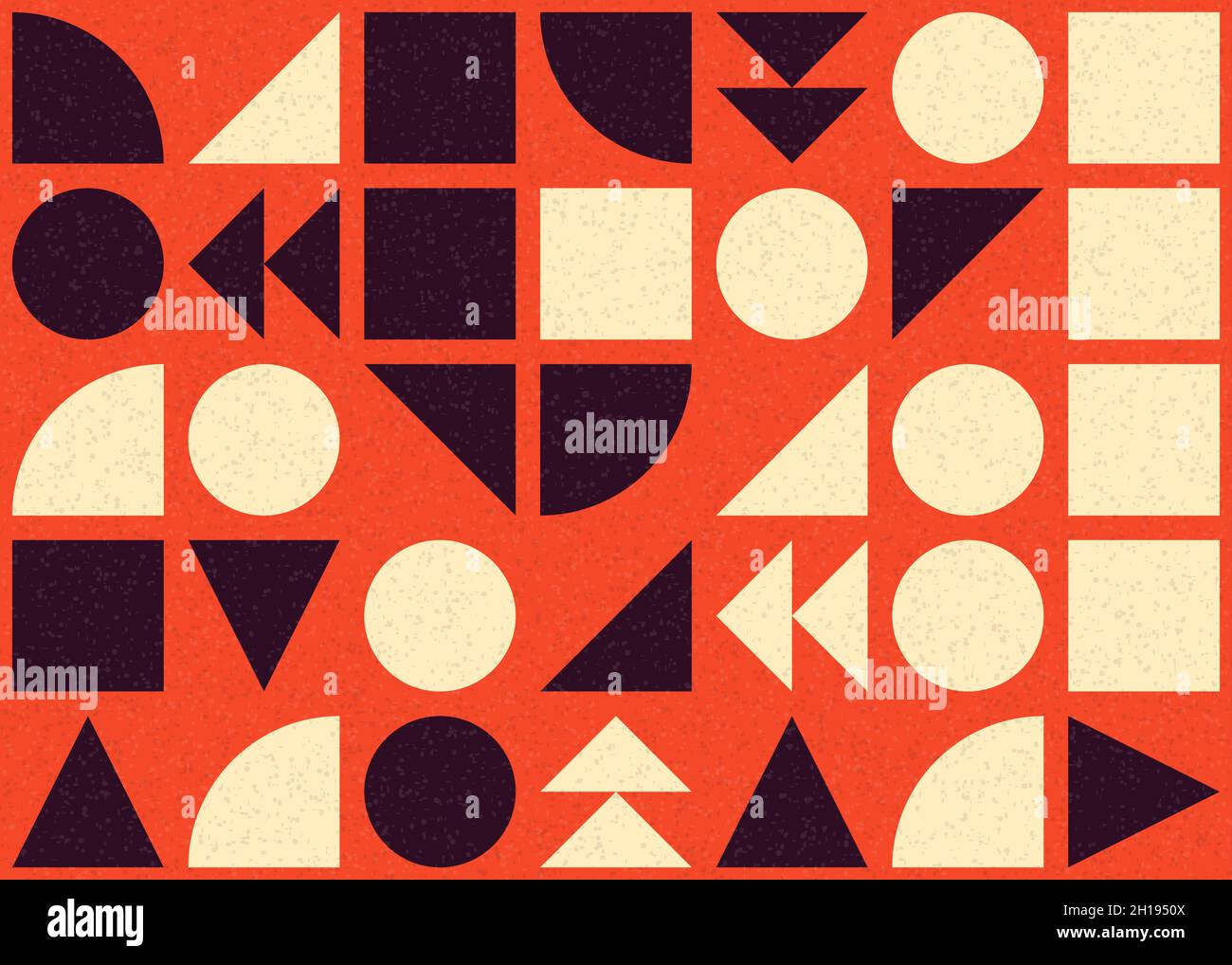 Abstract Geometrical generative computational art illustration Stock ...