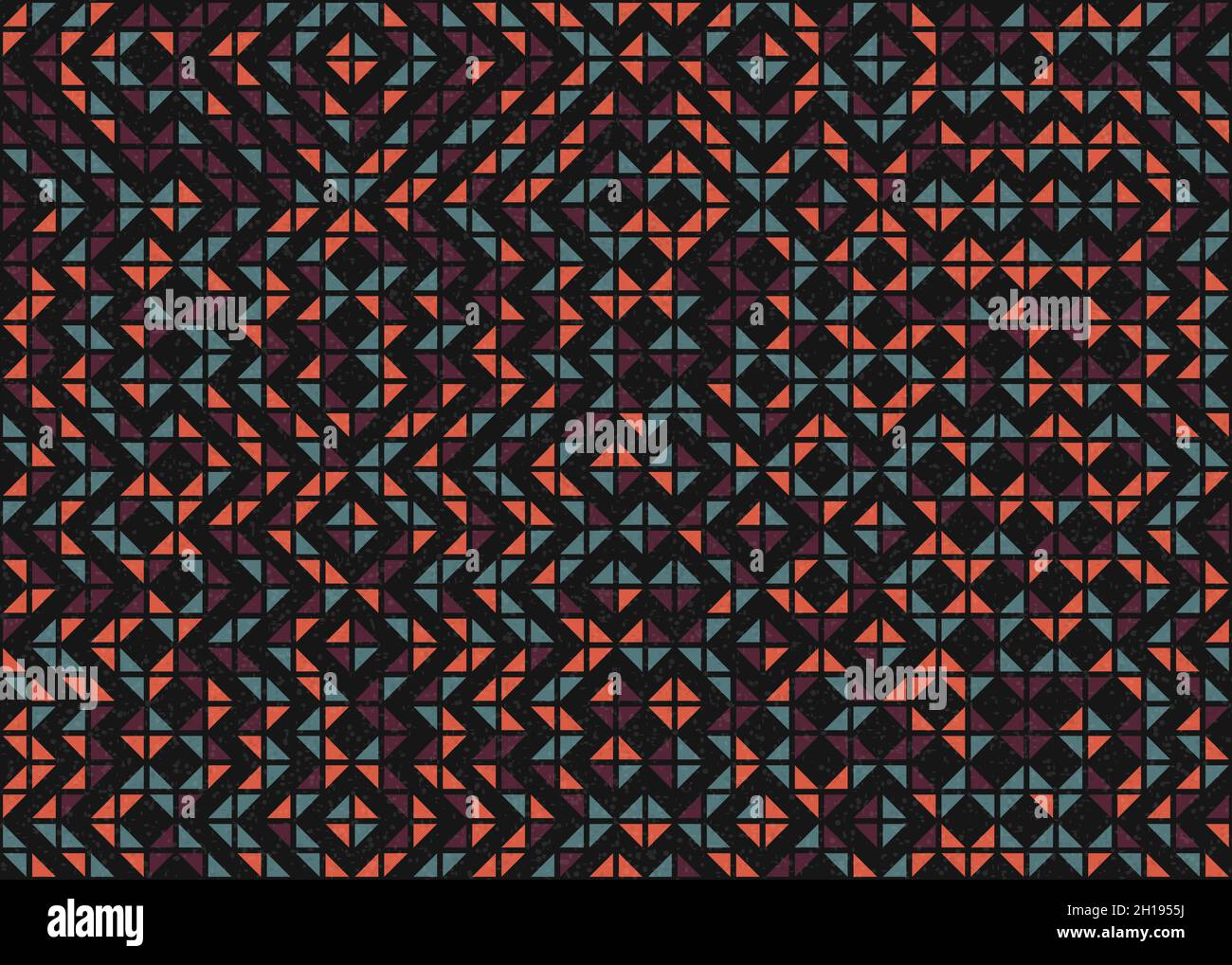 Abstract Geometrical generative computational art illustration Stock ...