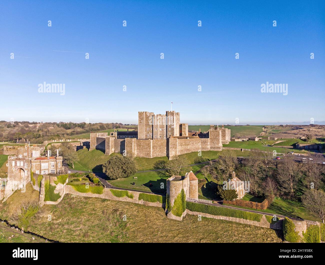 Dover Castle is a medieval castle in Dover, Kent, England. It was built ...