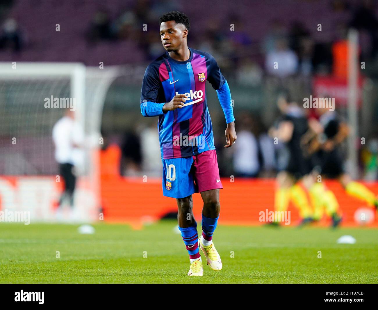 Ansu Fati of FC Barcelona during the La Liga match between FC Barcelona ...