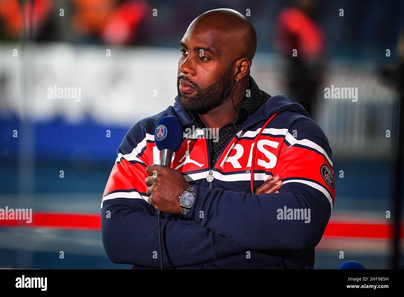 Teddy RINER during the French championship Ligue 1 football match ...