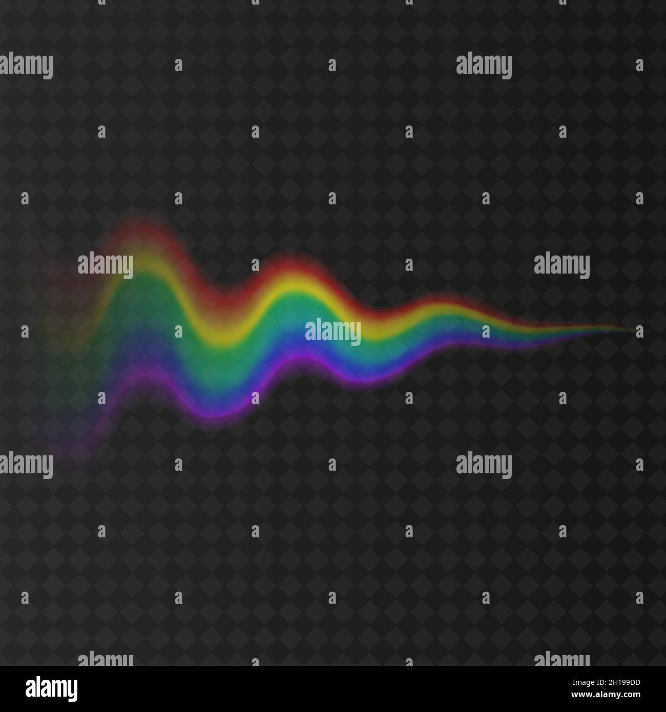 Rainbow. Colorful light and bright design element for decorative ...