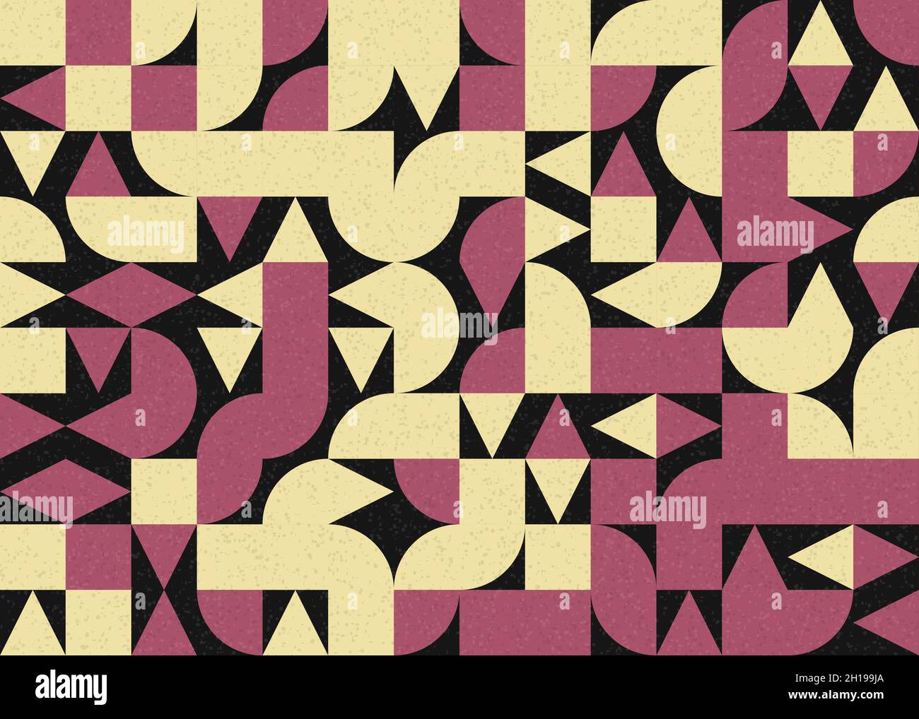 Abstract Geometrical generative computational art illustration Stock ...