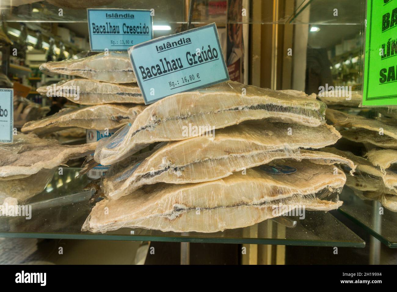 Strips of salted codfish hi-res stock photography and images - Alamy