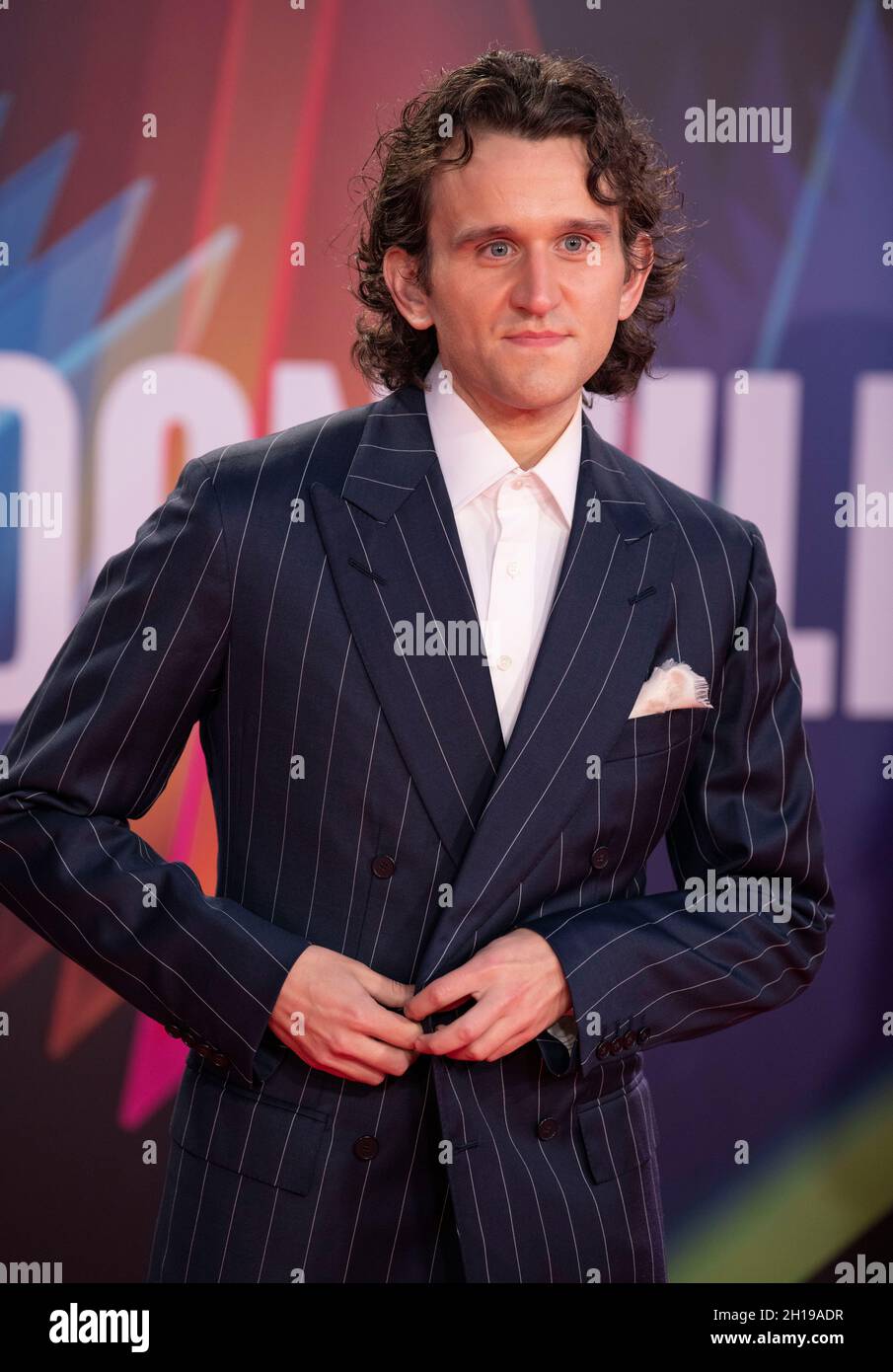 London, UK. 17th Oct, 2021. LONDON, ENGLAND - OCTOBER 17: Harry Melling ...