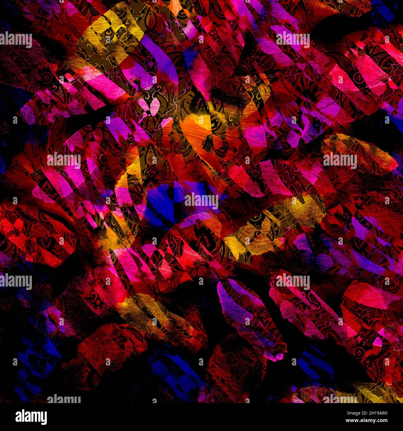 Fashion fabric print patterns, dress designs Stock Photo - Alamy