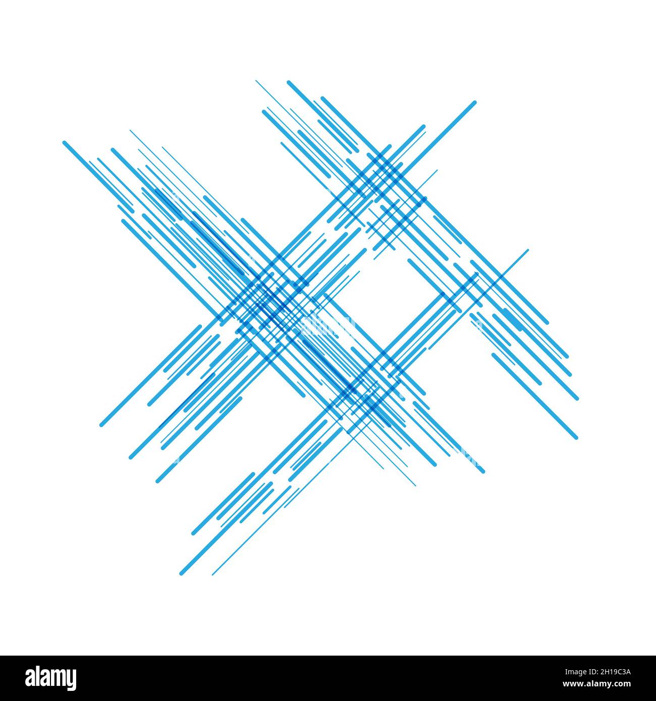 A design element made of intersecting lines. Flat style Stock Vector ...