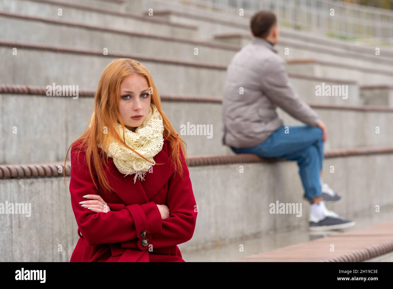 People Looking In Different Directions High Resolution Stock ...