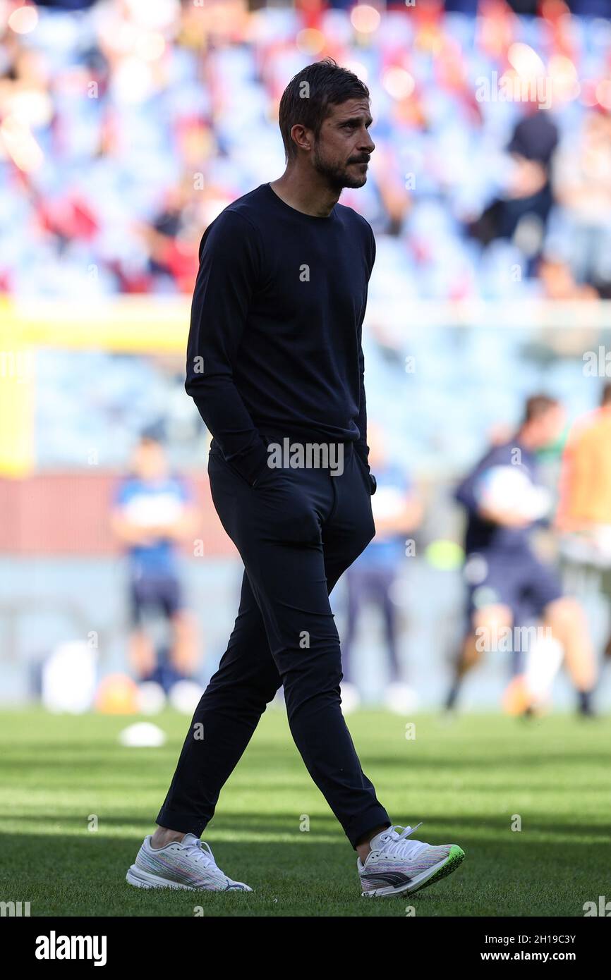 Luigi Ferraris stadium, Genova, Italy, October 17, 2021, Alessio ...