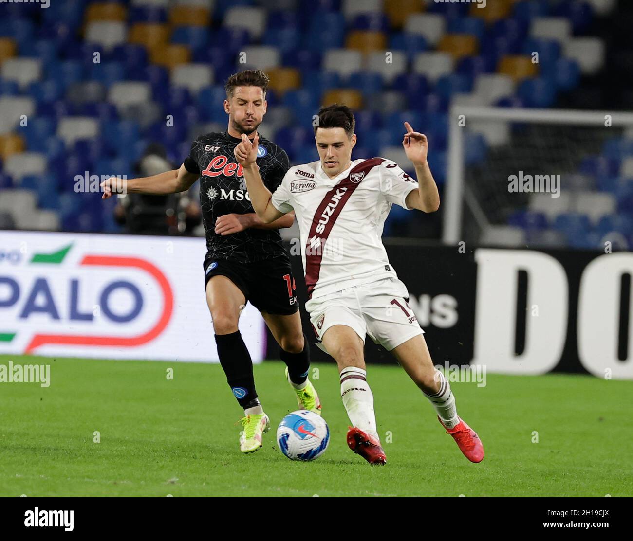 Naples, Italy. 17th October 2021; Diego Armando Maradona Stadium ...