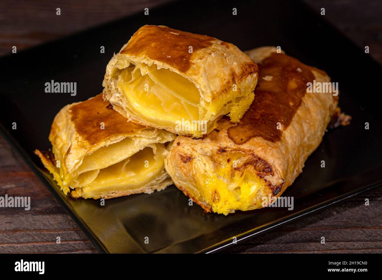Puff pastry stuffed eggs hi-res stock photography and images - Alamy