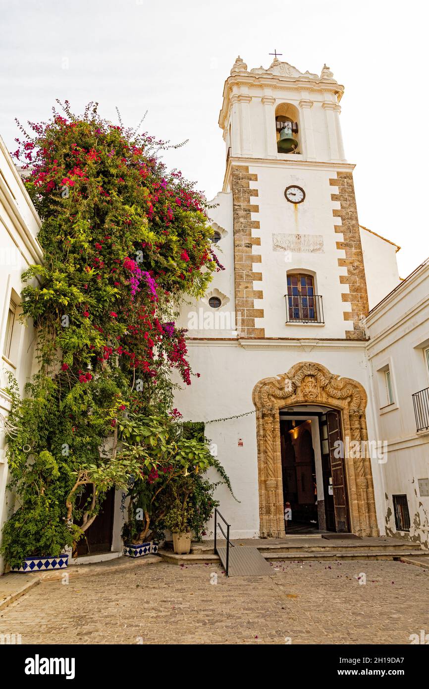 church in Tarifa in Andalusia Stock Photo - Alamy