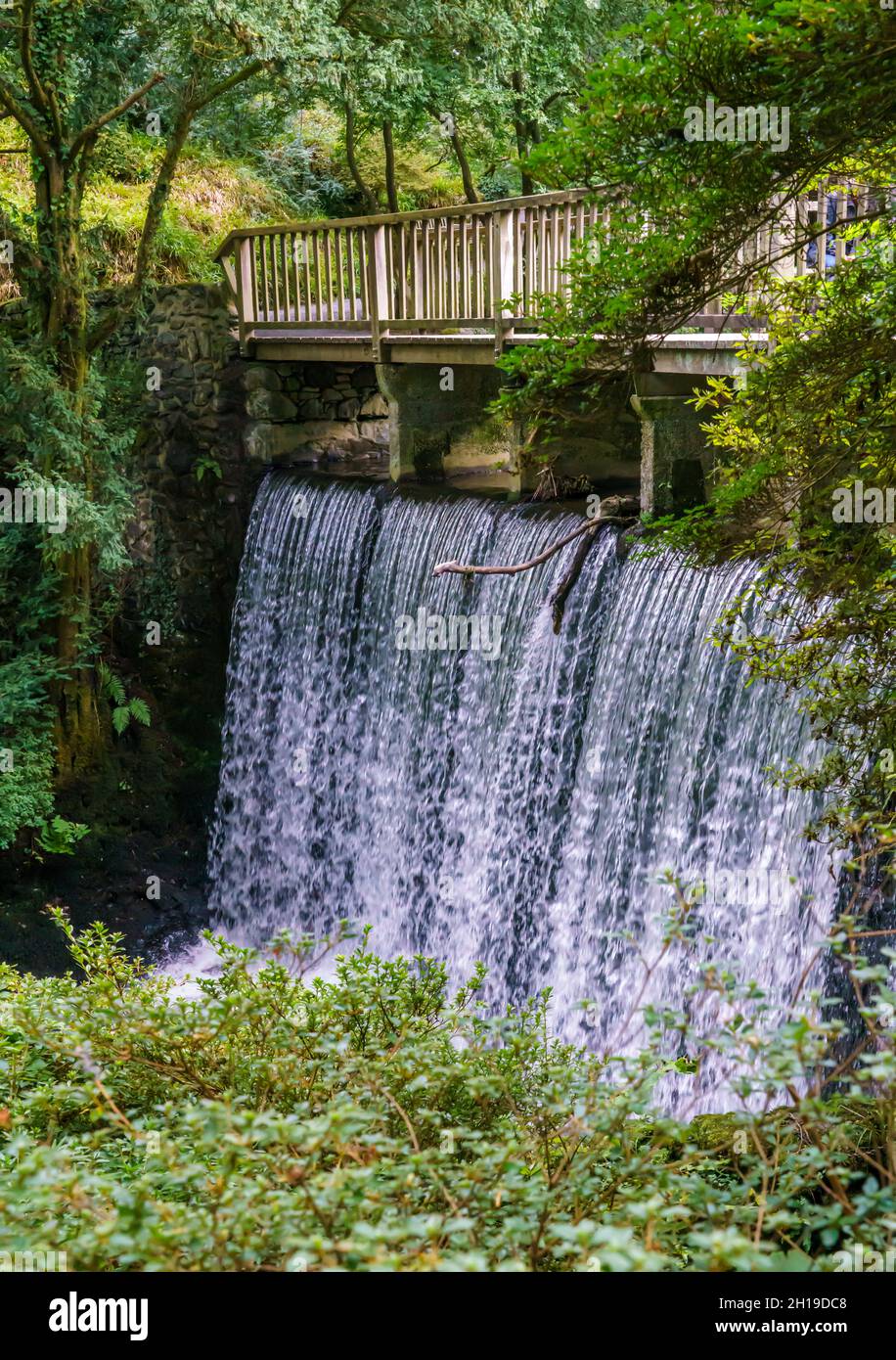 Bodnant gardens, wales view hi-res stock photography and images - Alamy